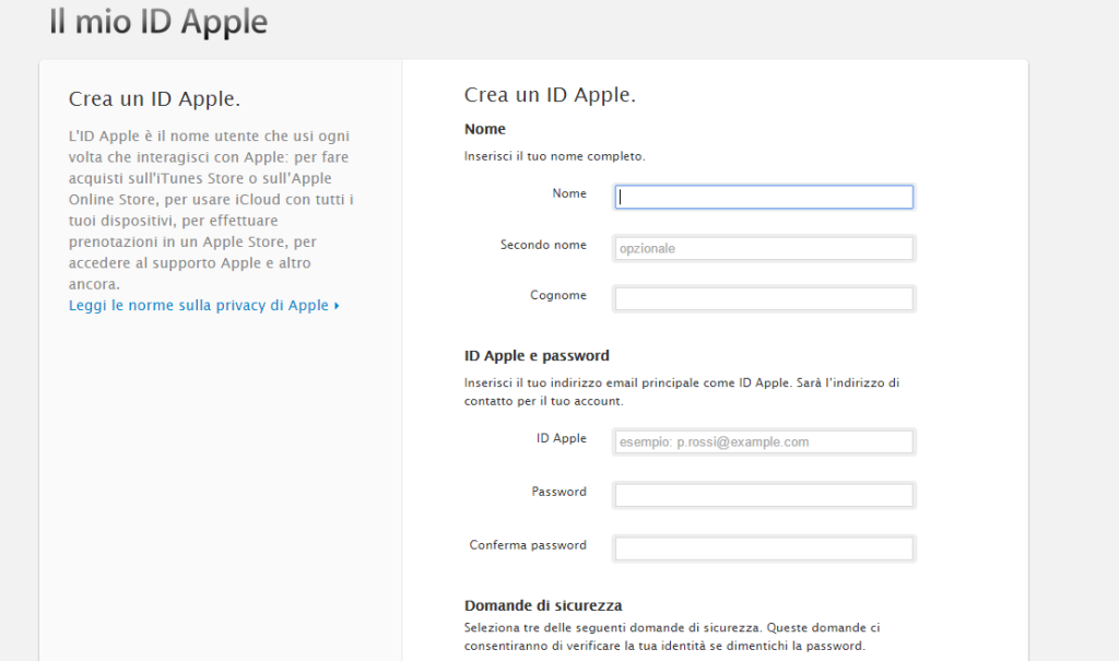 come creare un id apple | Marco Appe - Informatica e Tecnologia